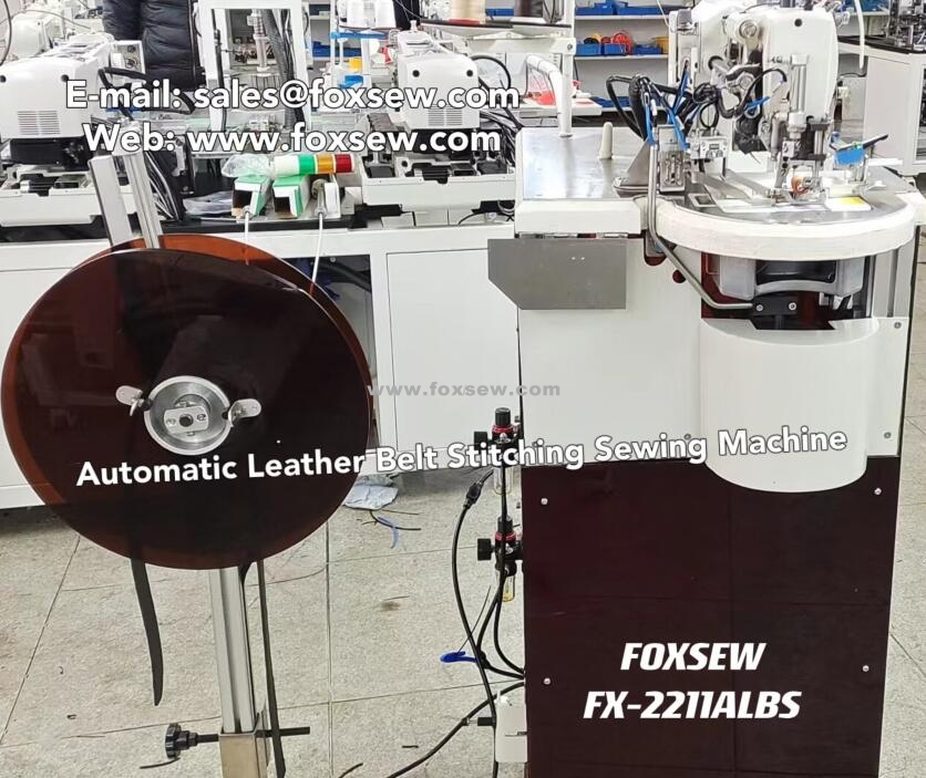 Automatic Leather Belt Sewing Machine - Automatic Sewing Machine Unit