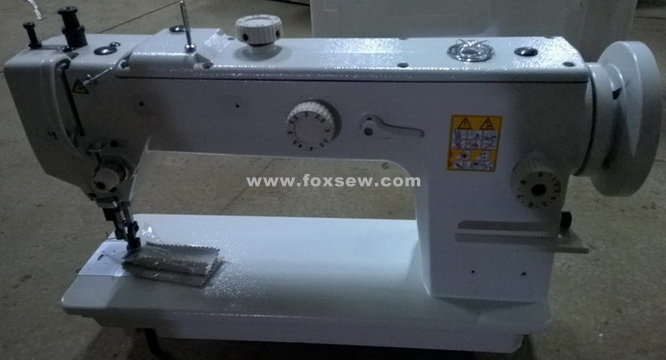 Single Needle Long Arm Top and Bottom Feed Lockstitch Sewing machine ...