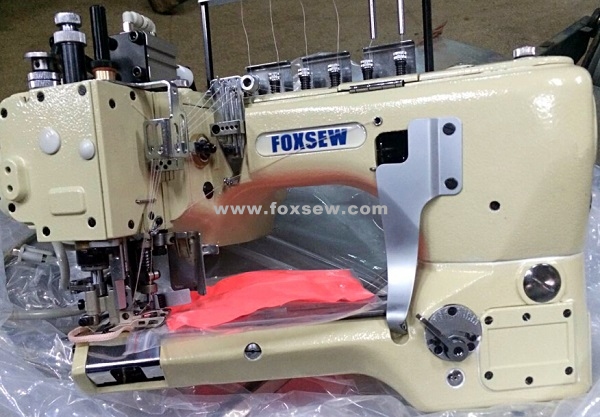Direct Drive 4 Needle 6 Thread Feed-off-the-arm flat Seaming Machine ...