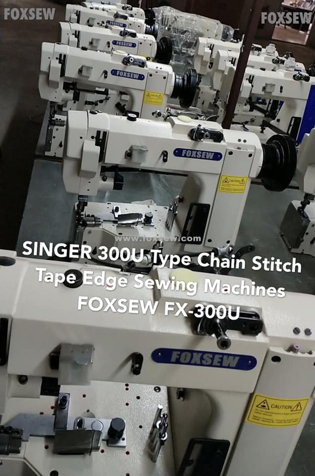 Singer 300U Chain Stitch Tape Edge Machine Head - FOXSEW