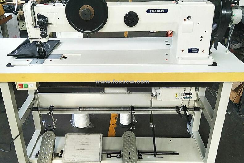 Double Needle Long Arm Triple Feed Walking Foot Heavy Duty Thick Thread ...