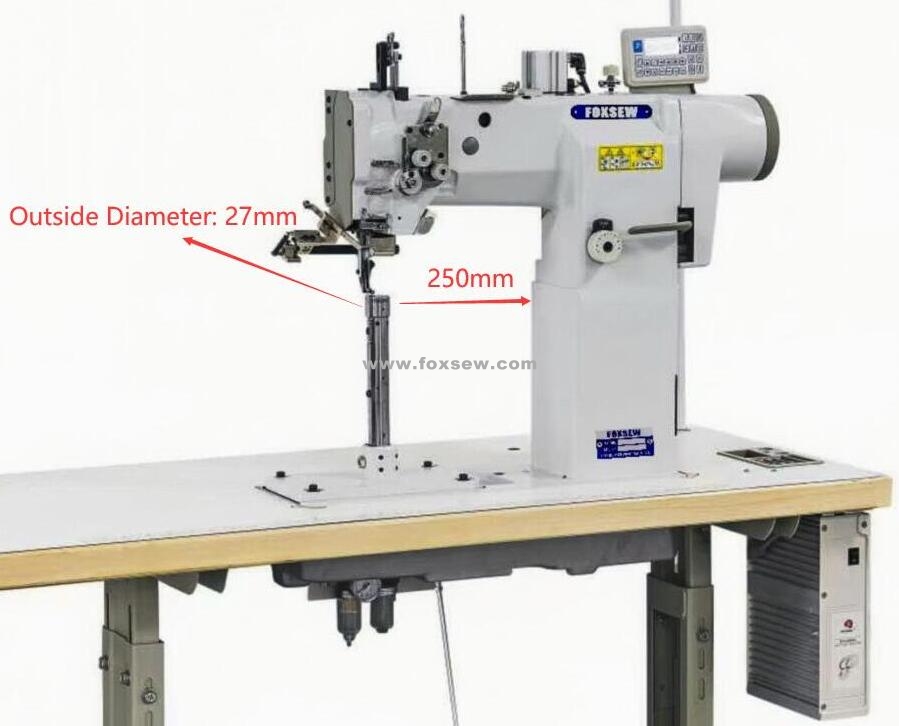 Super Slim High Post Bed Compound Feed Heavy Duty Lockstitch Sewing ...