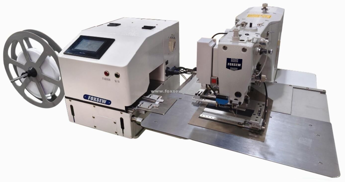 Automatic Feeding Velcro Tape Attaching Sewing Machine - Bar Tacking ...