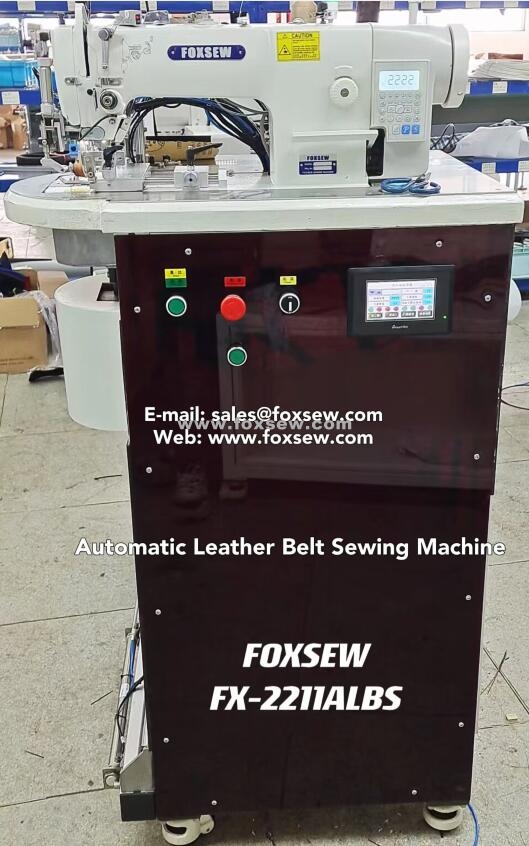 Automatic Leather Belt Sewing Machine - Automatic Sewing Machine Unit