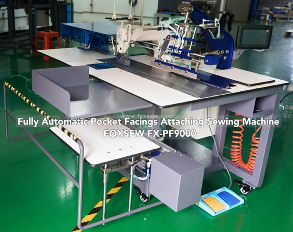 Automatic Pocket Facings Attaching Sewing Machine - FOXSEW