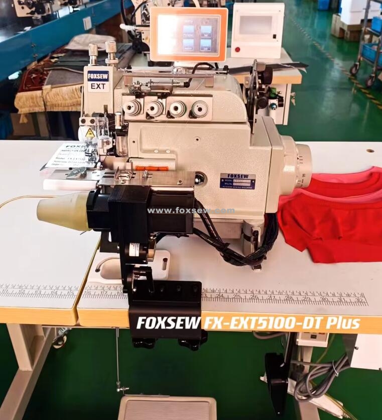 Automatic Round Neck Rib Knit Collar Attaching Machine - Automatic ...