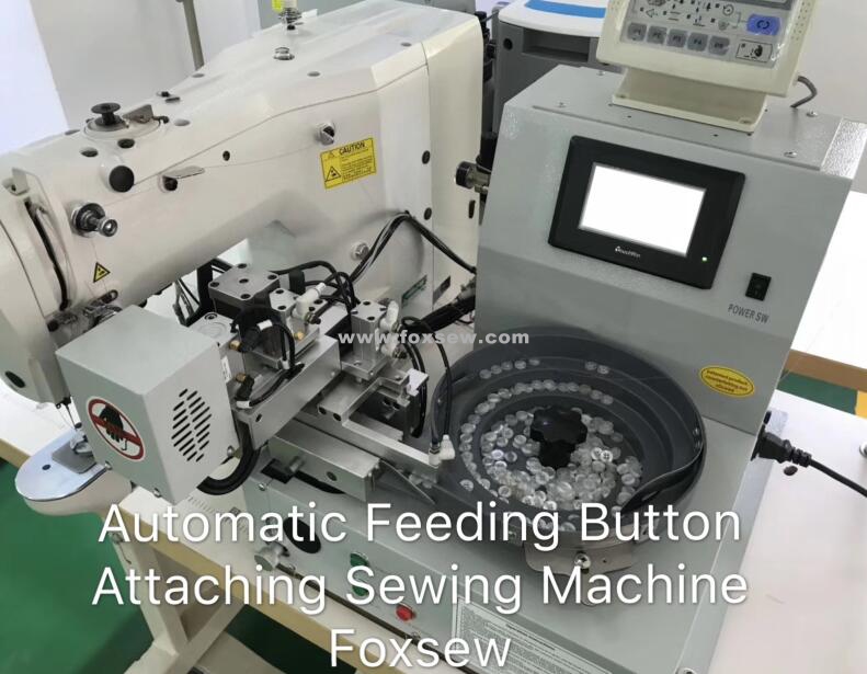 Automatic Button Feeding Machine - Button Sewing Machine