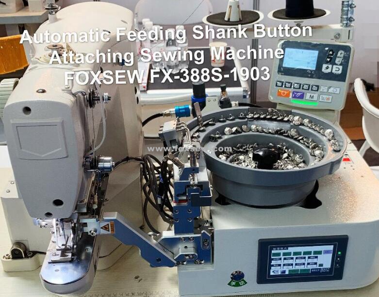 Automatic Feeding Shank Button Sewing Machine - Automatic Sewing Machine Unit