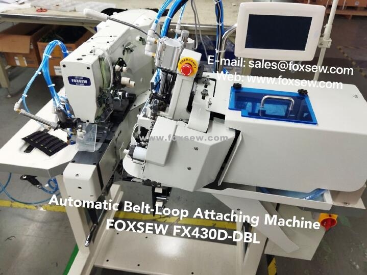 Double Needle Automatic Beltloop Setter Sewing Unit - Automatic Jeans ...