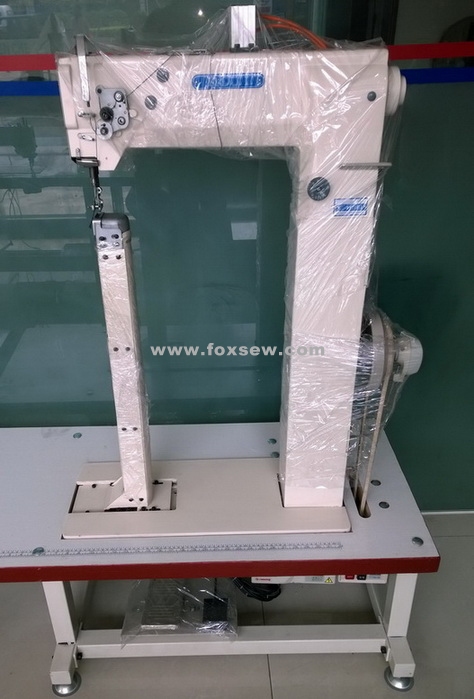 Super High Post bed Triple Feed Lockstitch Machine for Luggage Cases ...