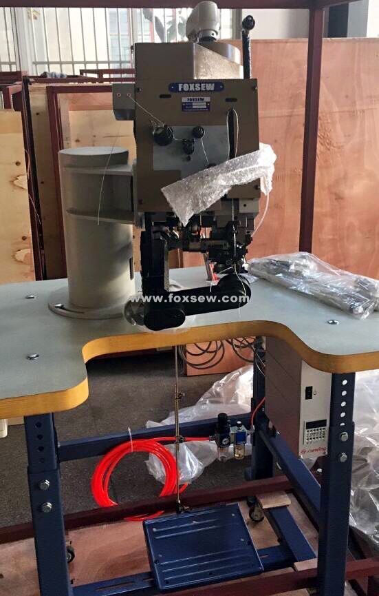 Moccasin Ornamental Stitching Machine for Espadrille Manufacturer