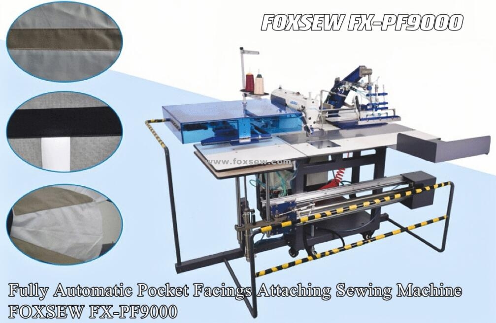 Automatic Pocket Facings Attaching Sewing Machine - FOXSEW