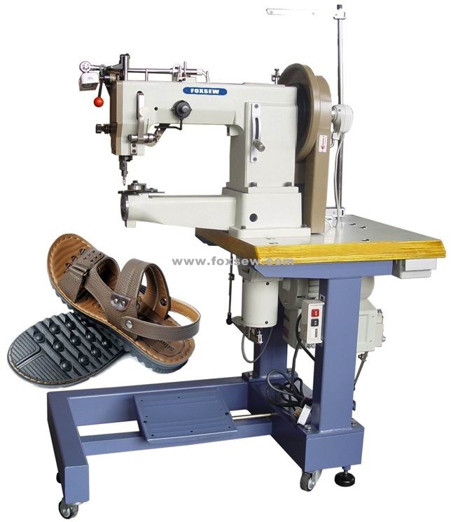 Cylinder Bed Shoes Sole Border Stitching Machine - Side Seaming and ...