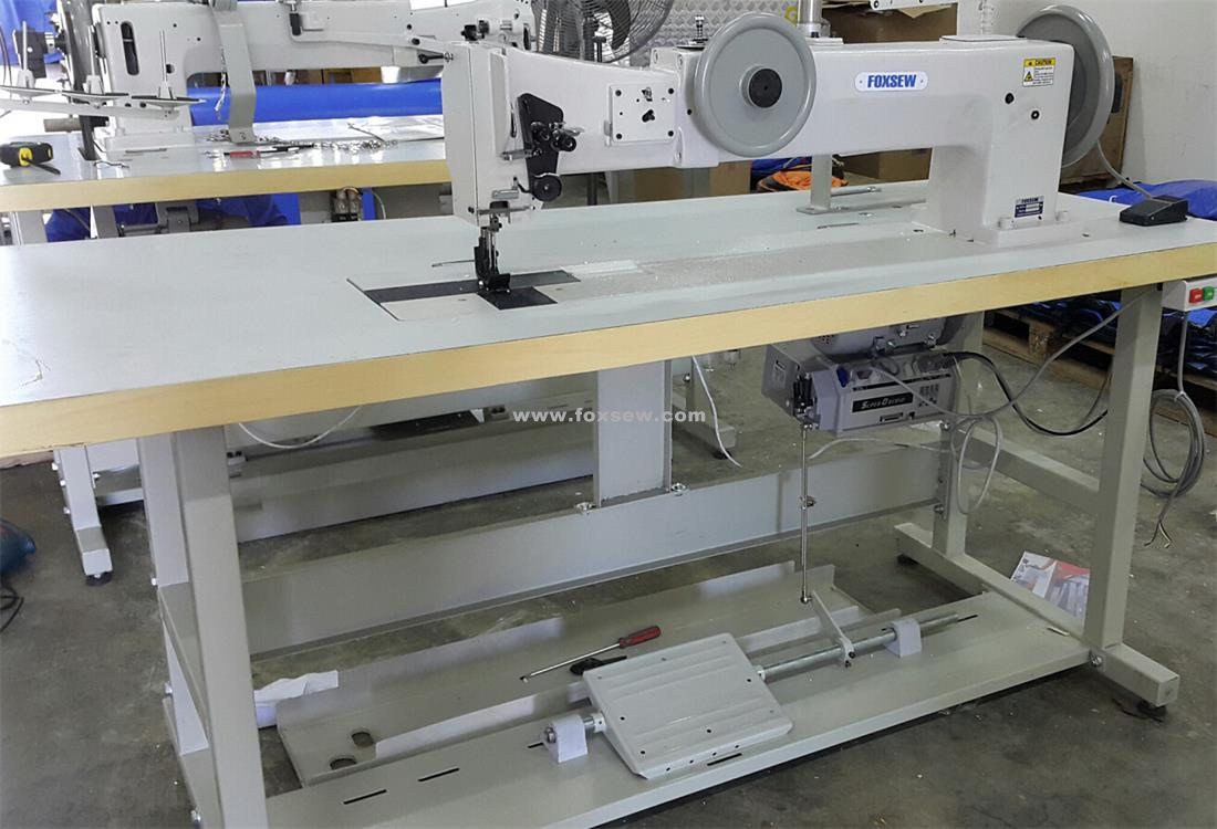SEIKO Model Long Arm Extra Heavy Duty Compound Feed Lockstitch Sewing ...