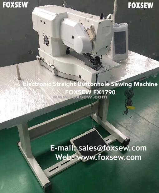 Computerized Electronic Straight ButtonHole Sewing Machine - Button ...