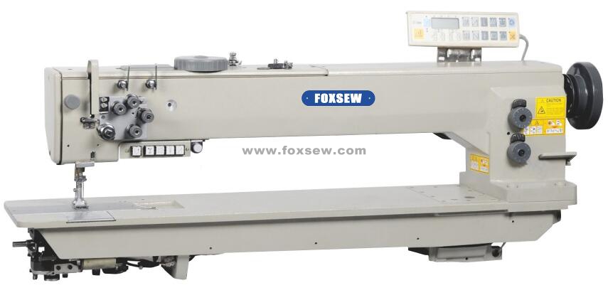 Long Arm Double Needle Compound Feed Lockstitch Machine with Automatic ...