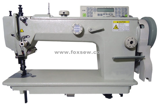 Single Needle Long Arm Top and Bottom Feed Lockstitch Sewing machine ...