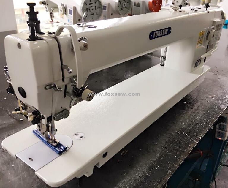 Long Arm Direct Drive Top and Bottom Feed Sewing Machine with Automatic ...