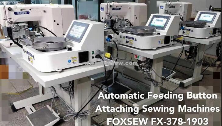Button Attaching Sewing Machine with Auto-Feeder Device Manufacturer